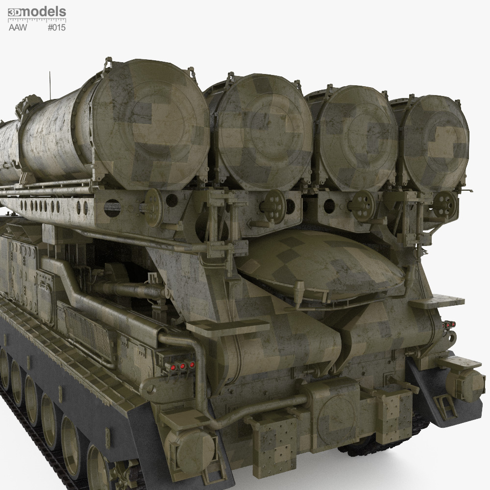 S-300V Missile System 3D model - Download Artillery systems on 3DModels.org