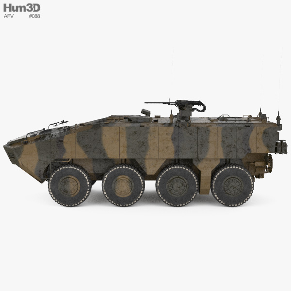 Terrex ICV 3D model - Download Fighting Vehicle on 3DModels.org