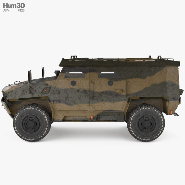 Volat V1 3D model - Download Military Automobile on 3DModels.org