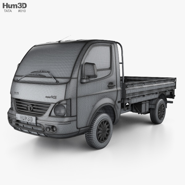Tata Super Ace 2015 3D model - Download Truck on 3DModels.org