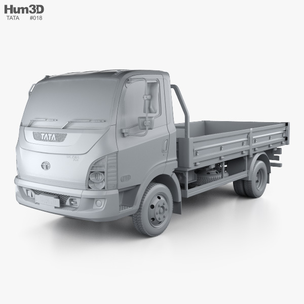 Tata Ultra 714 Flatbed Truck 2017 3D model - Download Truck on 3DModels.org