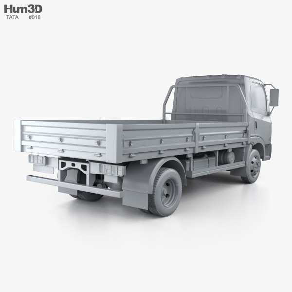 Tata Ultra 714 Flatbed Truck 2017 3D model - Download Truck on 3DModels.org