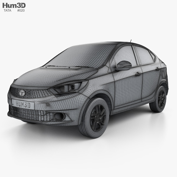 Tata Tigor 2020 3D model - Download Sedan on 3DModels.org