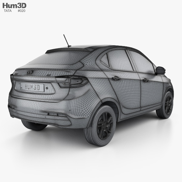 Tata Tigor 2020 3D model - Download Sedan on 3DModels.org