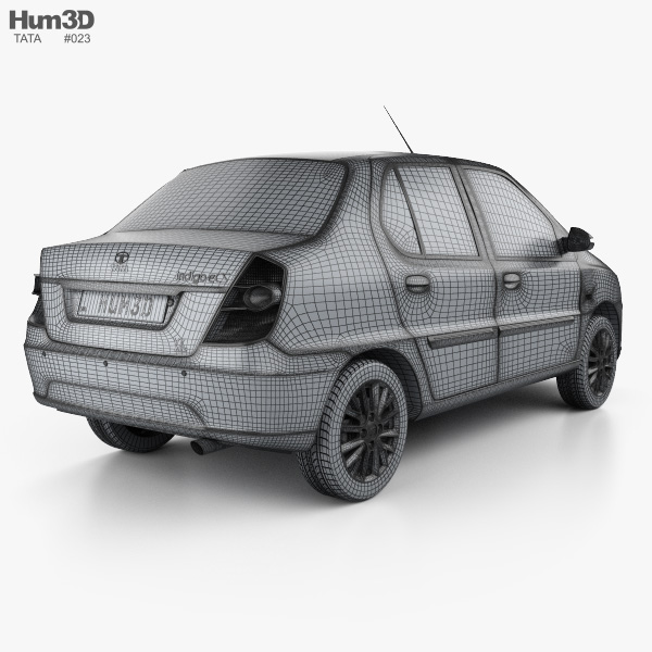 Tata Indigo 2017 3D model - Download Hatchback on 3DModels.org