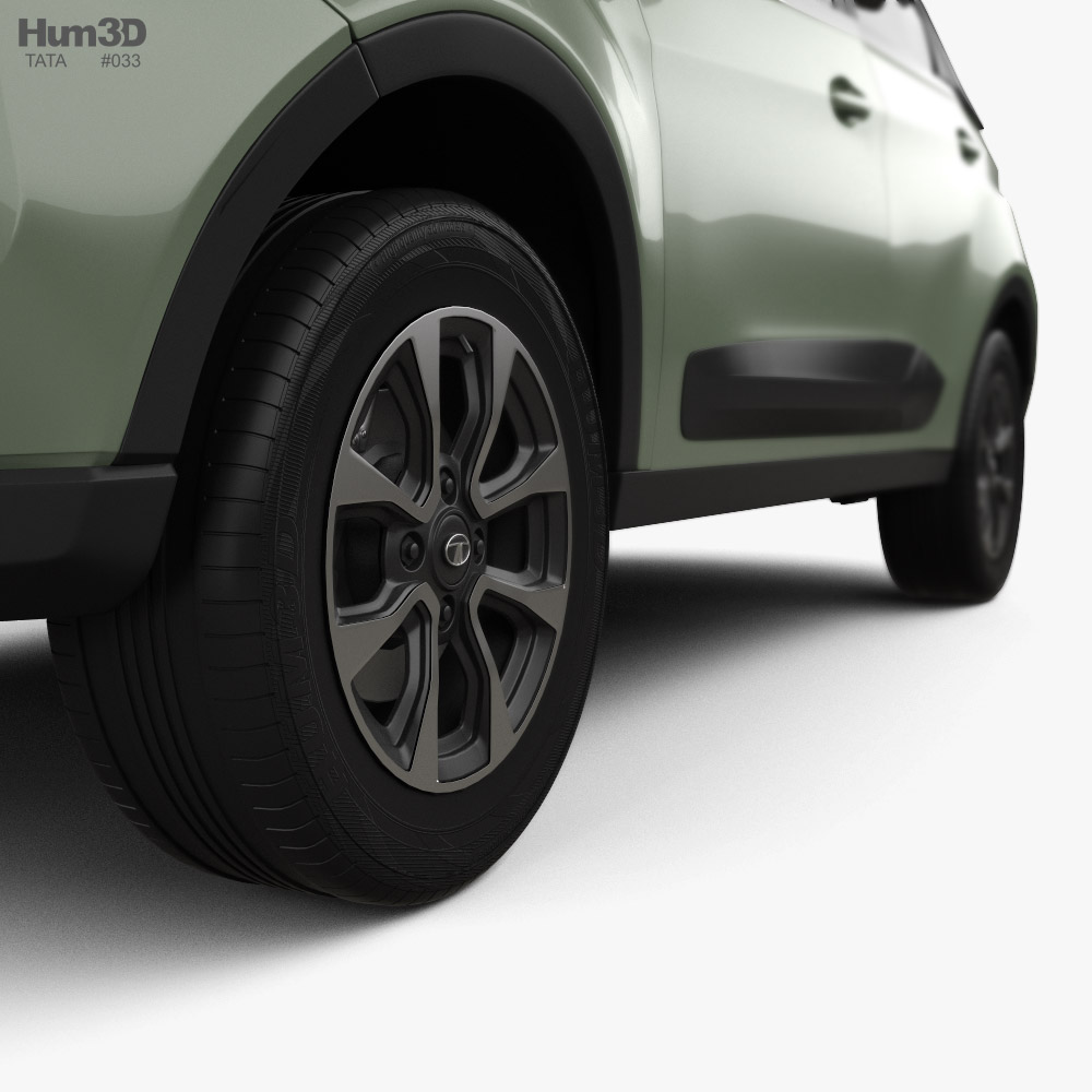 Tata Nexon 2023 3D model - Download Crossover SUV on 3DModels.org