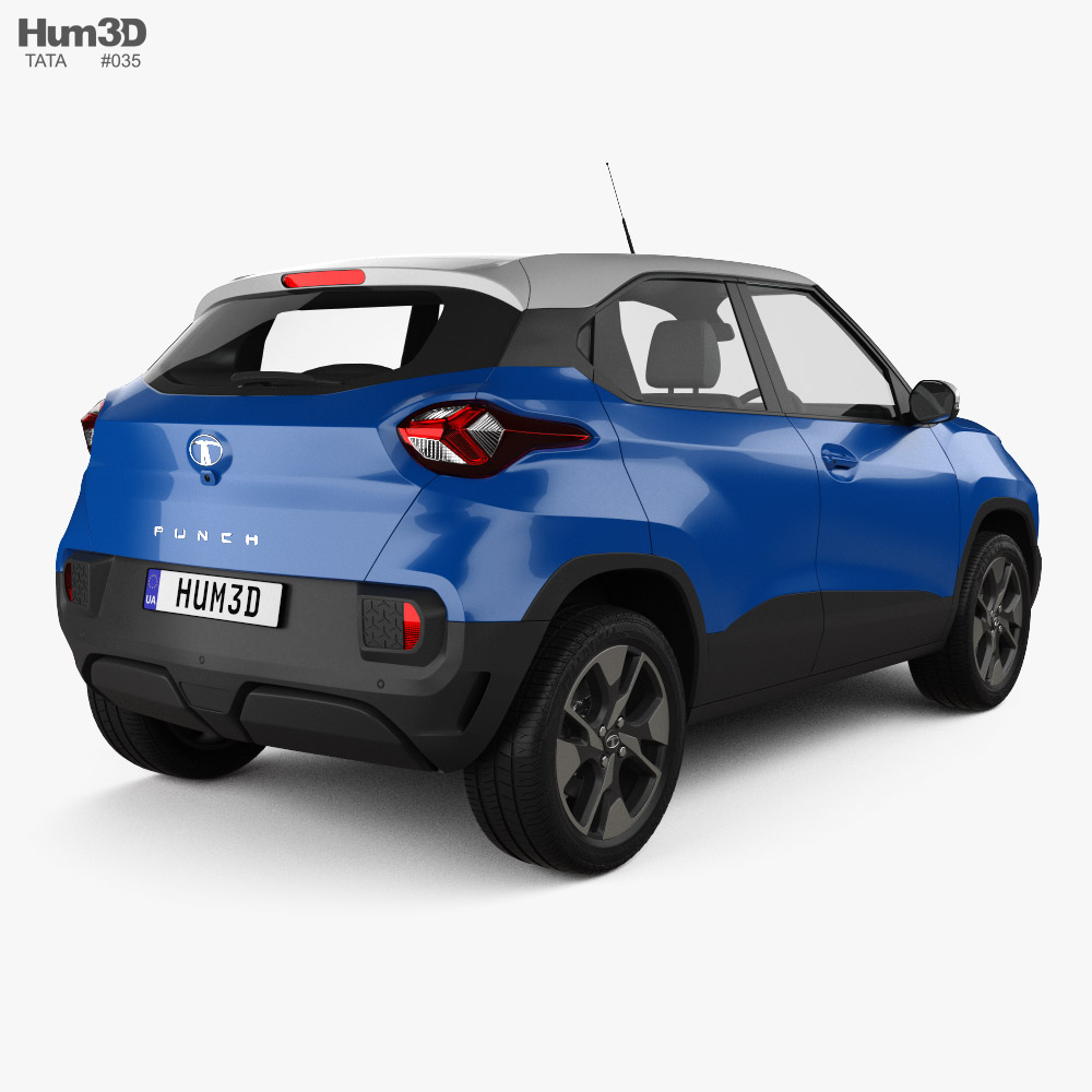Tata Punch 2025 3D model - Download Crossover SUV on 3DModels.org
