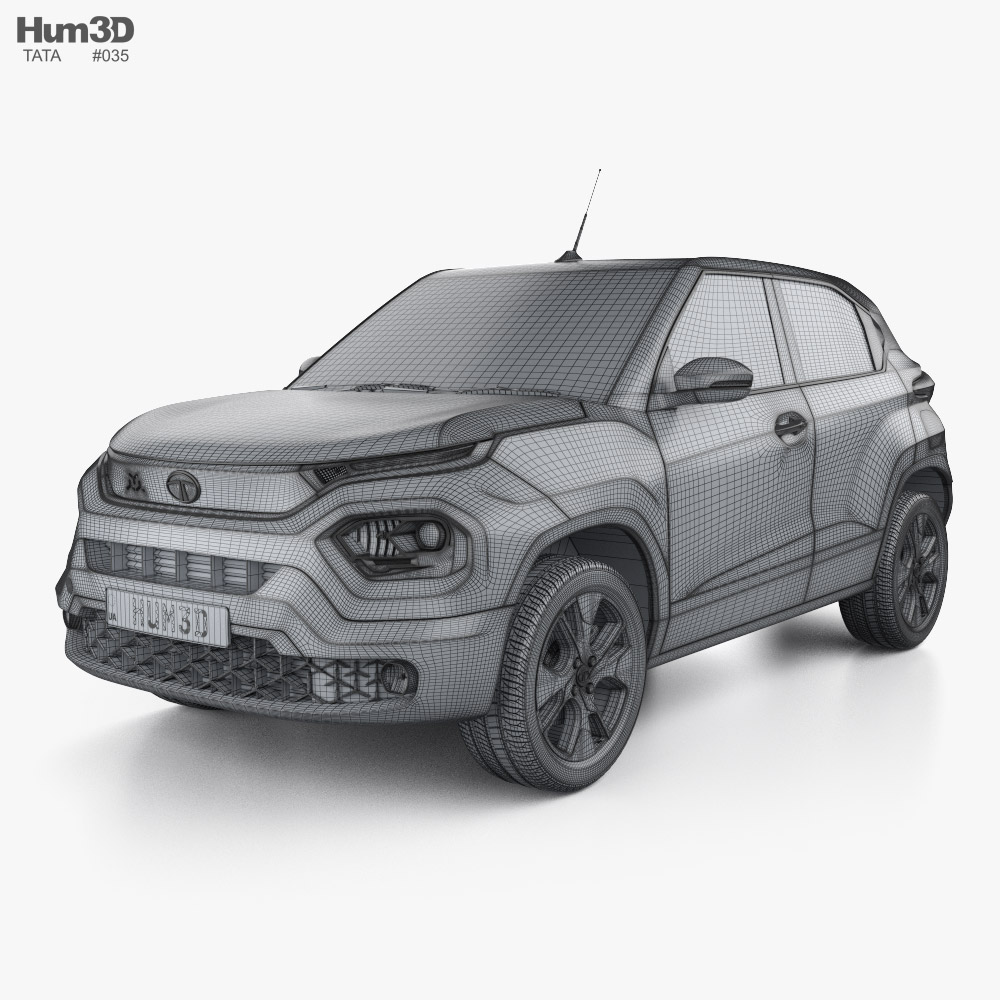 Tata Punch 2025 3D 모델 - 다운로드 Crossover SUV on 3DModels.org