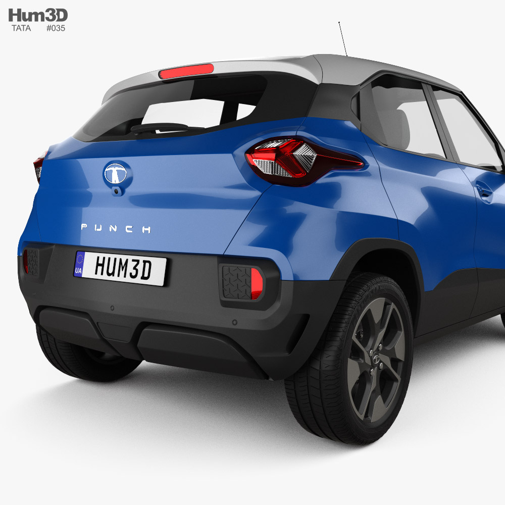 Tata Punch 2025 3D model - Download Crossover SUV on 3DModels.org