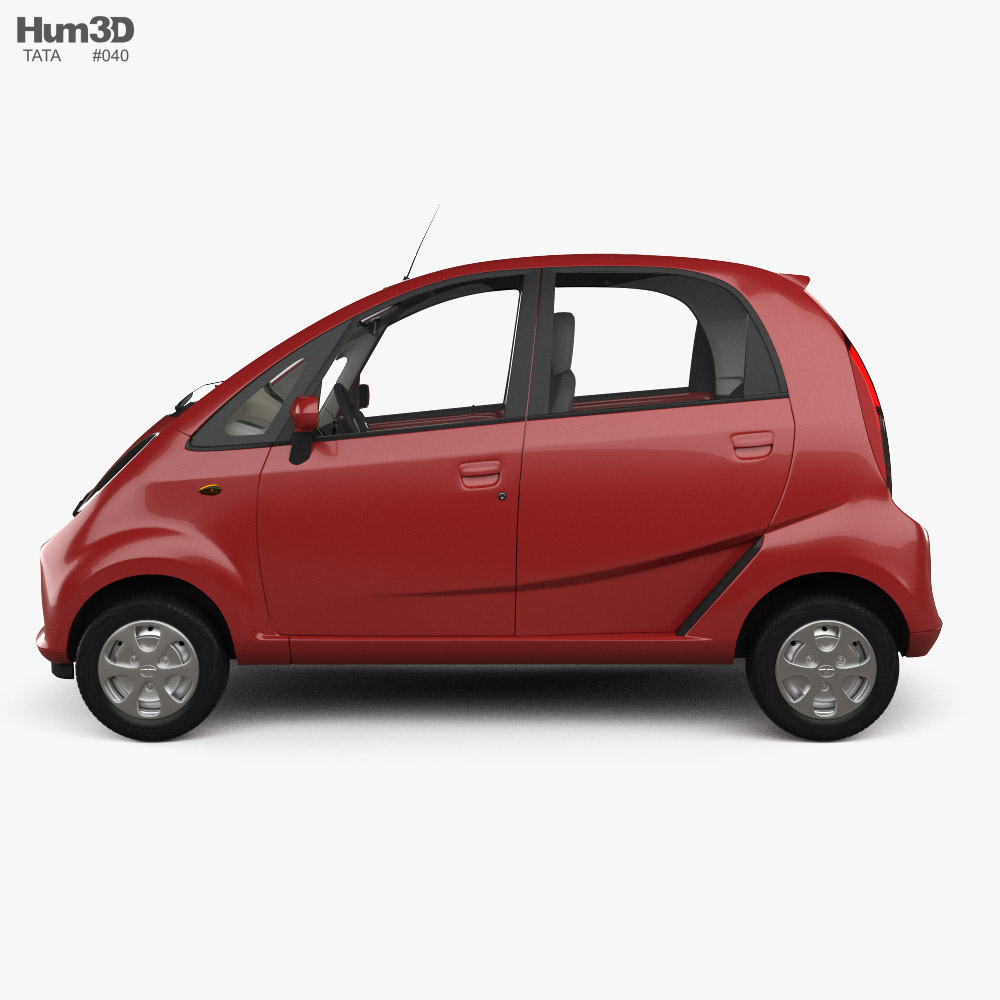 Tata Nano GenX with HQ interior and engine 2018 3D model - Download ...