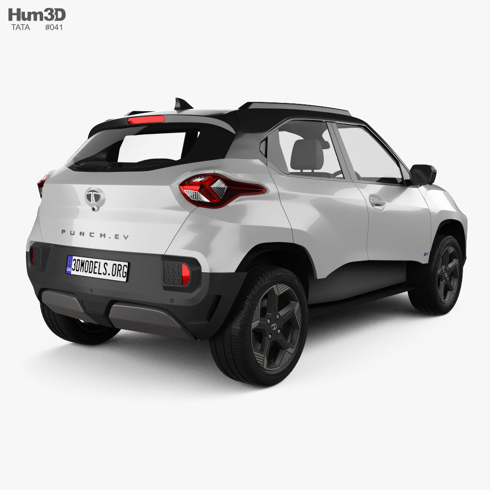 Tata Punch.ev 2025 3D model - Download Hatchback on 3DModels.org