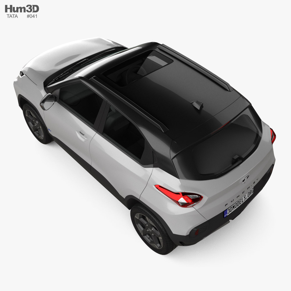 Tata Punch.ev 2025 3D model - Download Hatchback on 3DModels.org
