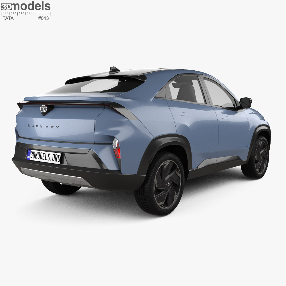 Tata Curvv ev 2025 3D model - Download Crossover SUV on 3DModels.org