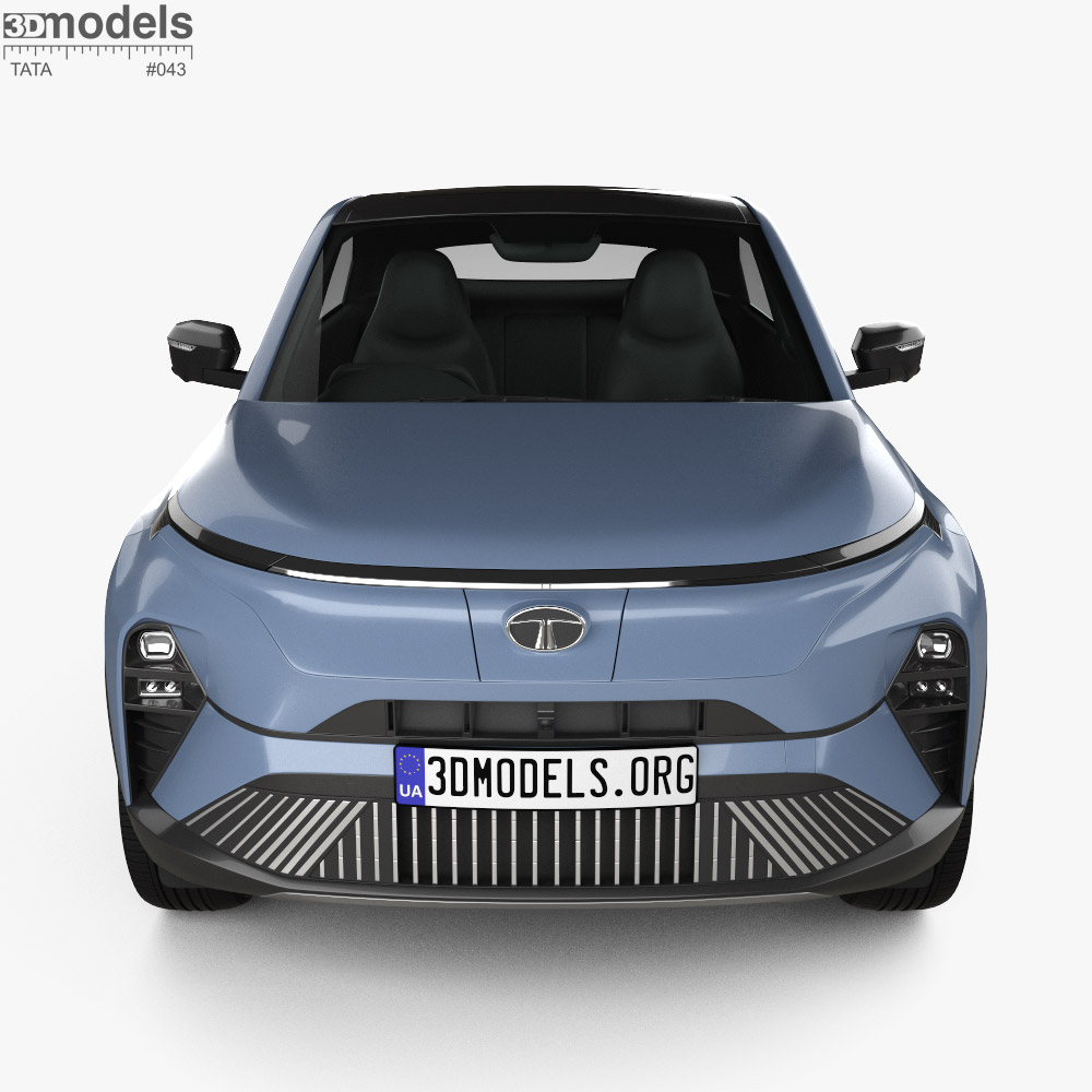 Tata Curvv ev 2025 3D model - Download Crossover SUV on 3DModels.org