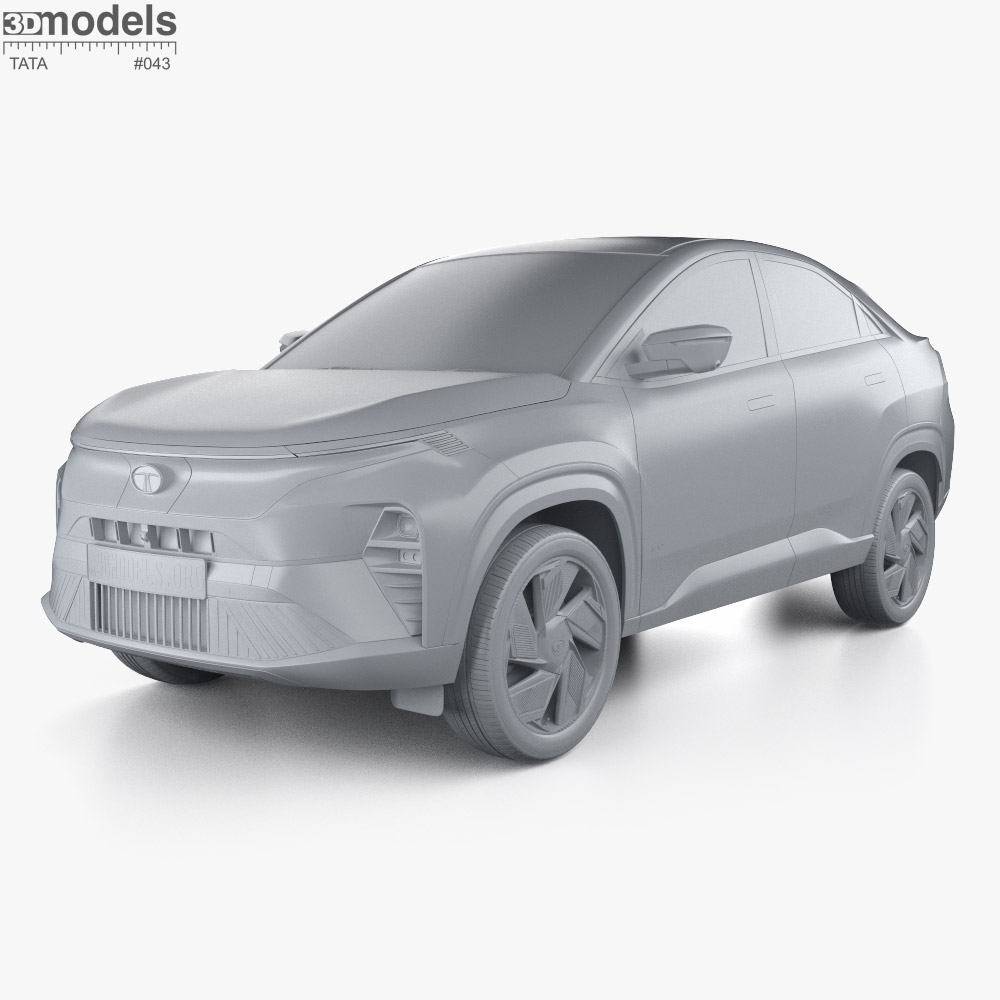Tata Curvv ev 2025 3D model - Download Crossover SUV on 3DModels.org
