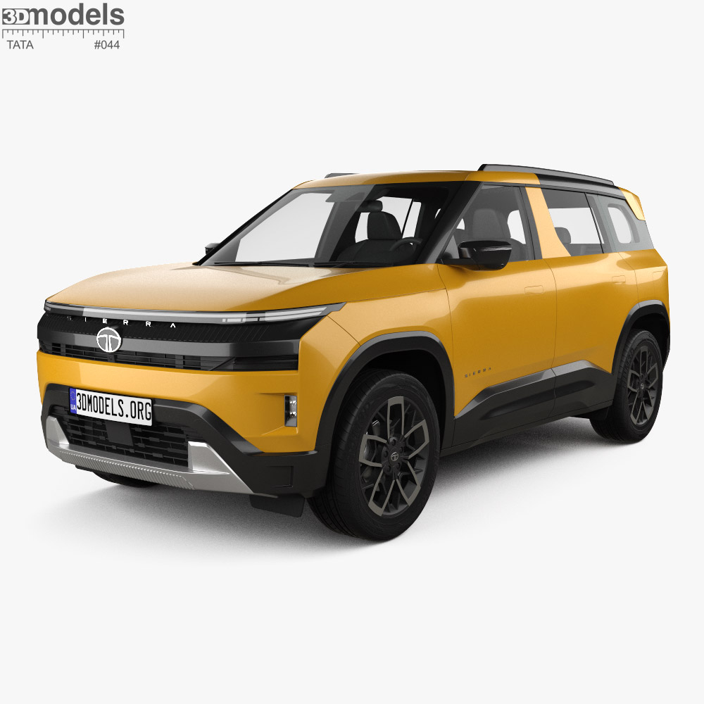 Tata Sierra 2025 3D model - Download Crossover SUV on 3DModels.org