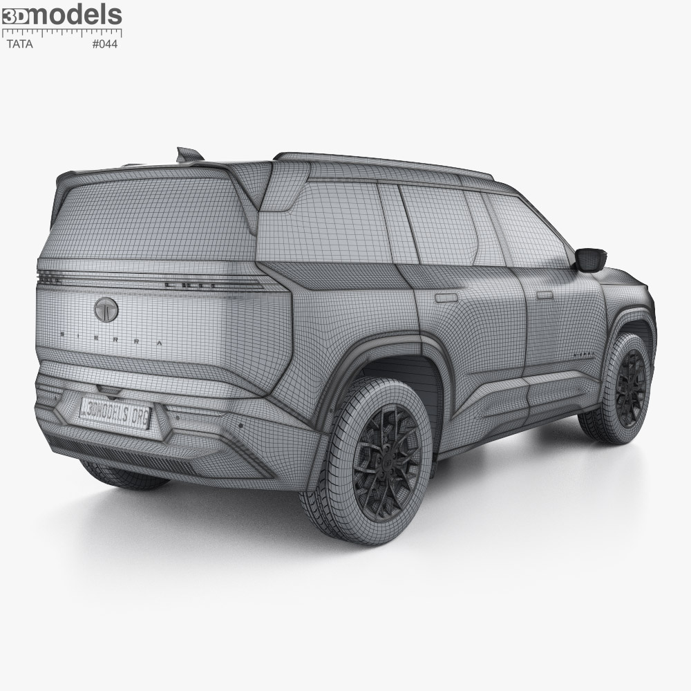 Tata Sierra 2025 3D model - Download Crossover SUV on 3DModels.org