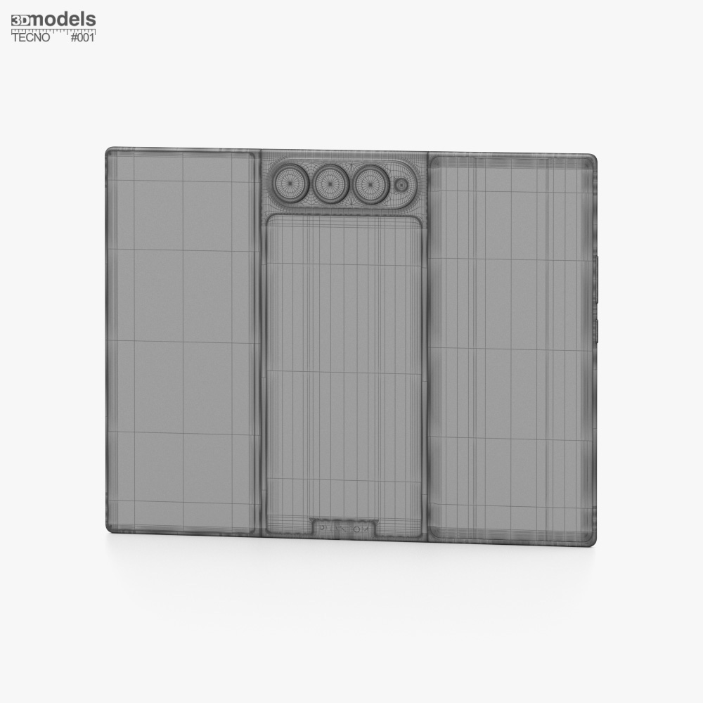 Tecno Phantom Ultimate G Fold Tri-foldable Concept 3D model - Download ...