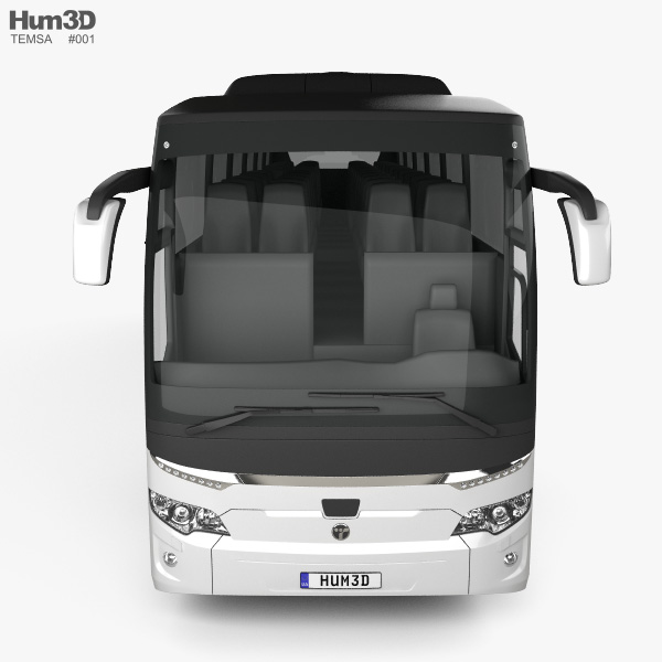 Temsa Maraton bus 2015 3D model - Download Bus on 3DModels.org