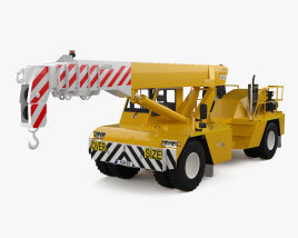 Terex MAC-25SL Franna Crane Truck 2013 3D model - Download Tractor on ...