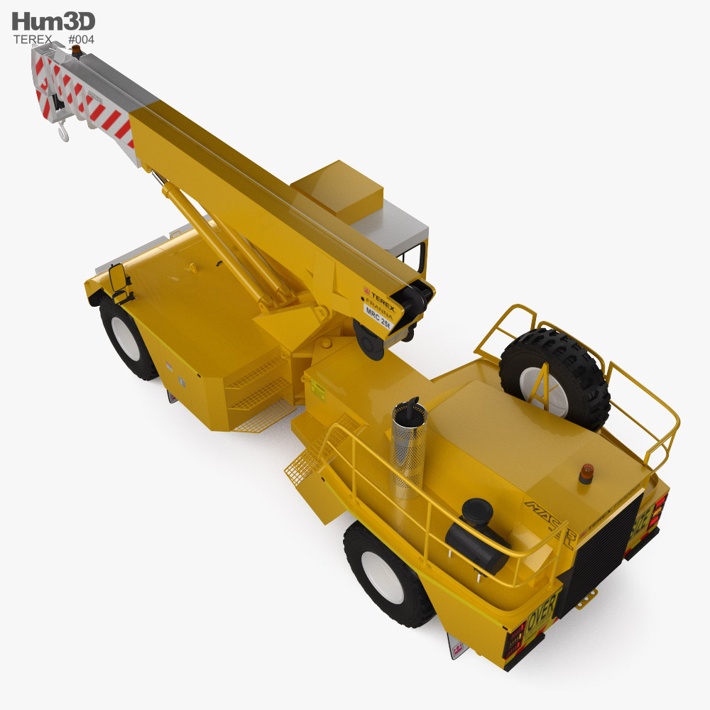 Terex MAC-25SL Franna Crane Truck 2013 3D model - Download Tractor on ...