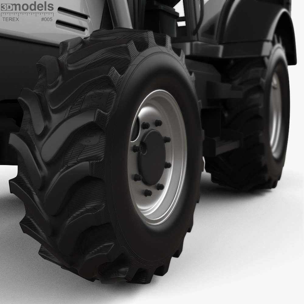 Terex 760 Backhoe Tractor 2004 3D model - Download Tractor on 3DModels.org