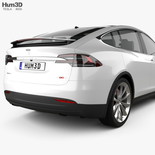Tesla Model X 2021 3D model - Download Crossover SUV on 3DModels.org