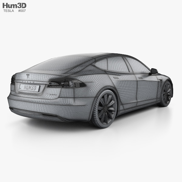 Tesla Model S 2015 3D model - Download Sedan on 3DModels.org