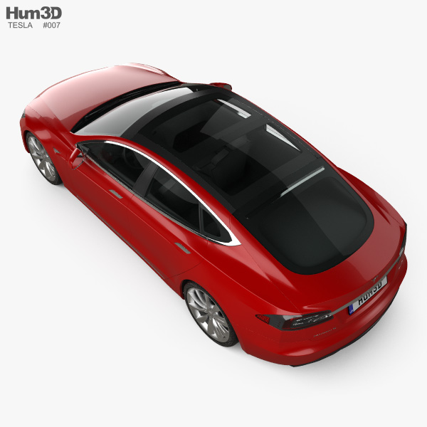 Tesla Model S 2015 3D model - Download Sedan on 3DModels.org