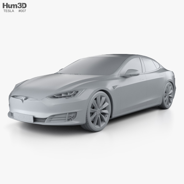 Tesla Model S 2015 3D model - Download Sedan on 3DModels.org