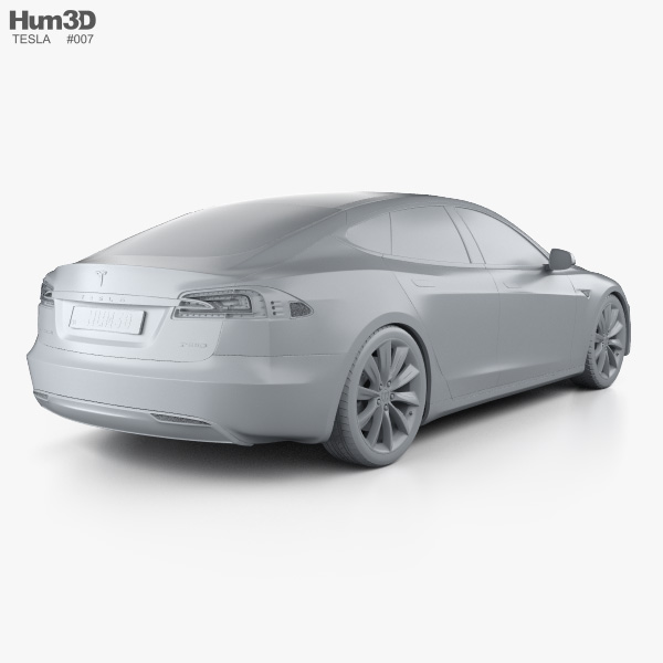Tesla Model S 2015 3D model - Download Sedan on 3DModels.org