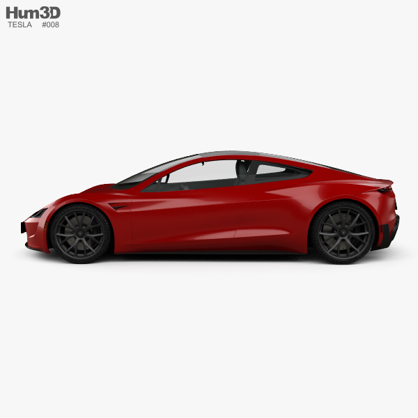 Tesla Roadster 2020 3D model - Download Sports car on 3DModels.org
