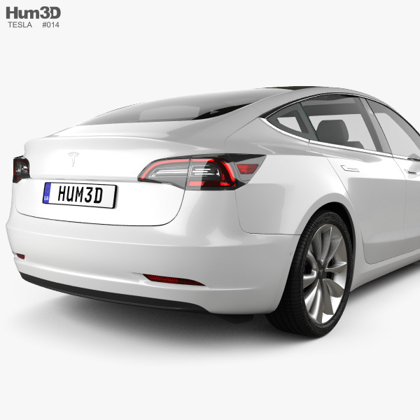 Tesla Model 3 2021 3D model - Download Sedan on 3DModels.org