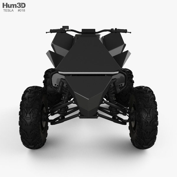 Tesla Cyberquad ATV 2019 3D model - Download ATV on 3DModels.org