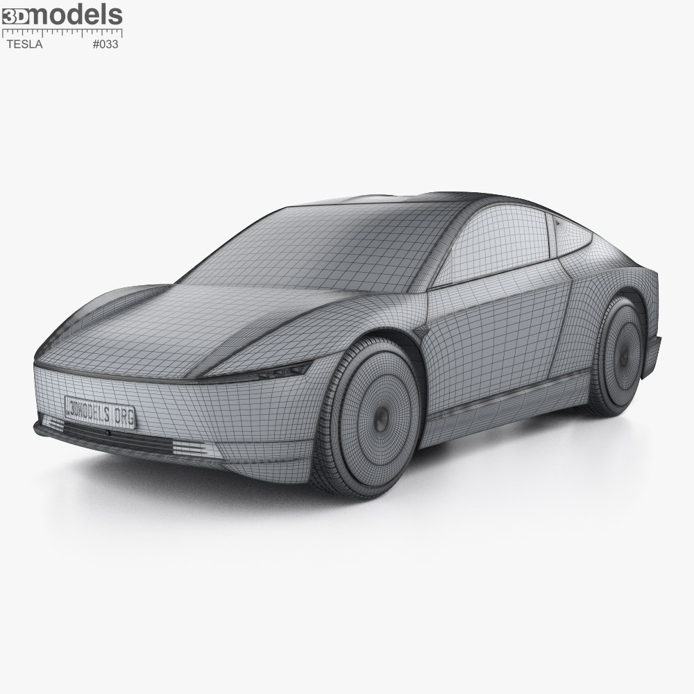Tesla Robotaxi 2025 3D model - Download Sports car on 3DModels.org