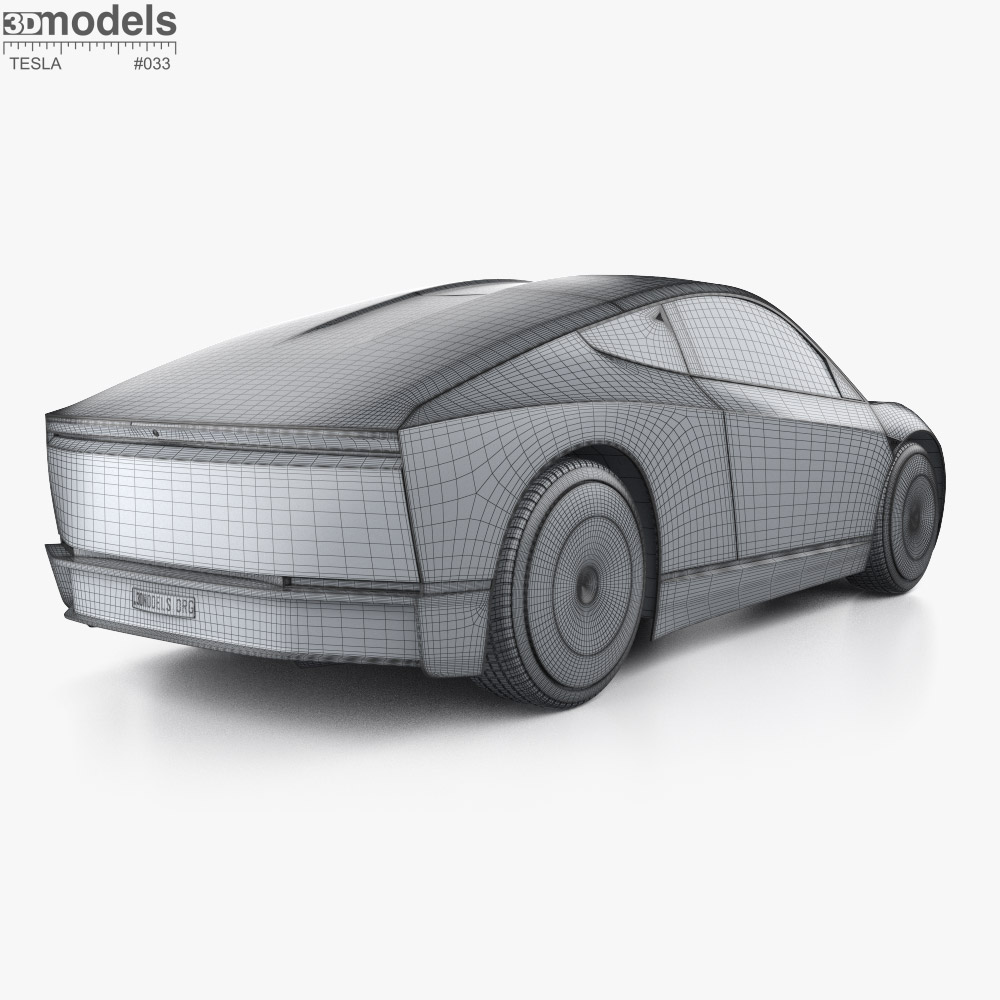 Tesla Robotaxi 2025 3D model - Download Sports car on 3DModels.org