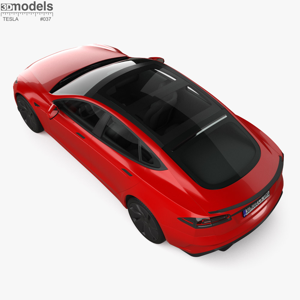 Tesla Model S Plaid 2025 3D model - Download Sedan on 3DModels.org