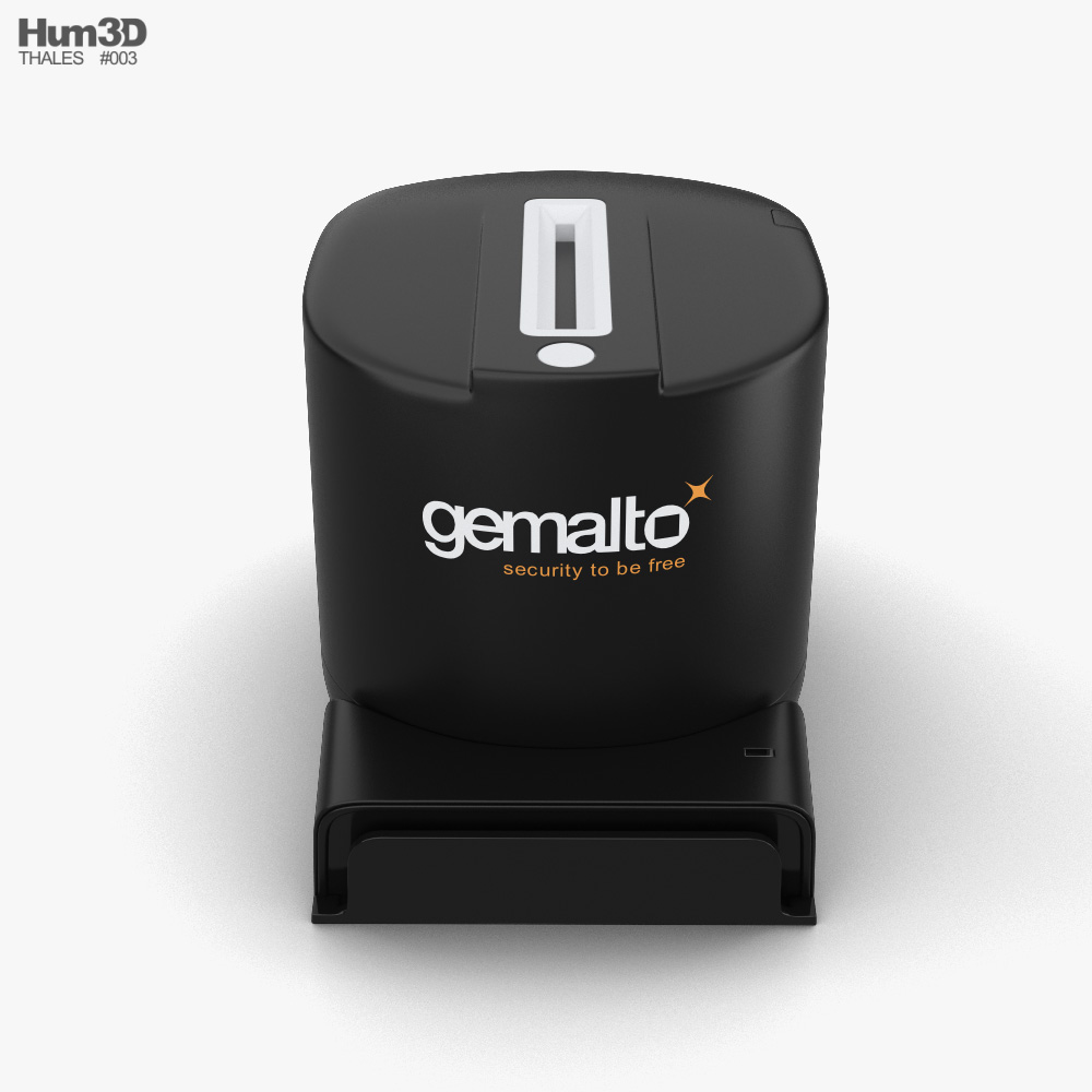 Thales Gemalto CR5400 ID Card Reader 3D model - Download Electronic ...