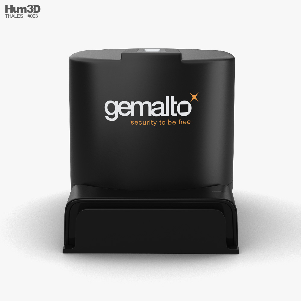 Thales Gemalto CR5400 ID Card Reader 3D model - Download Electronic ...
