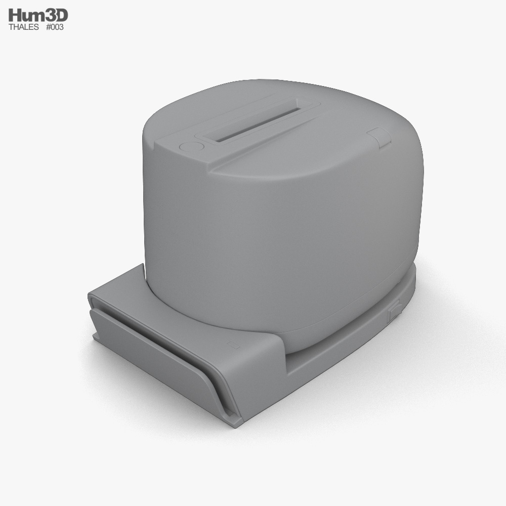 Thales Gemalto CR5400 ID Card Reader 3D model - Download Electronic ...