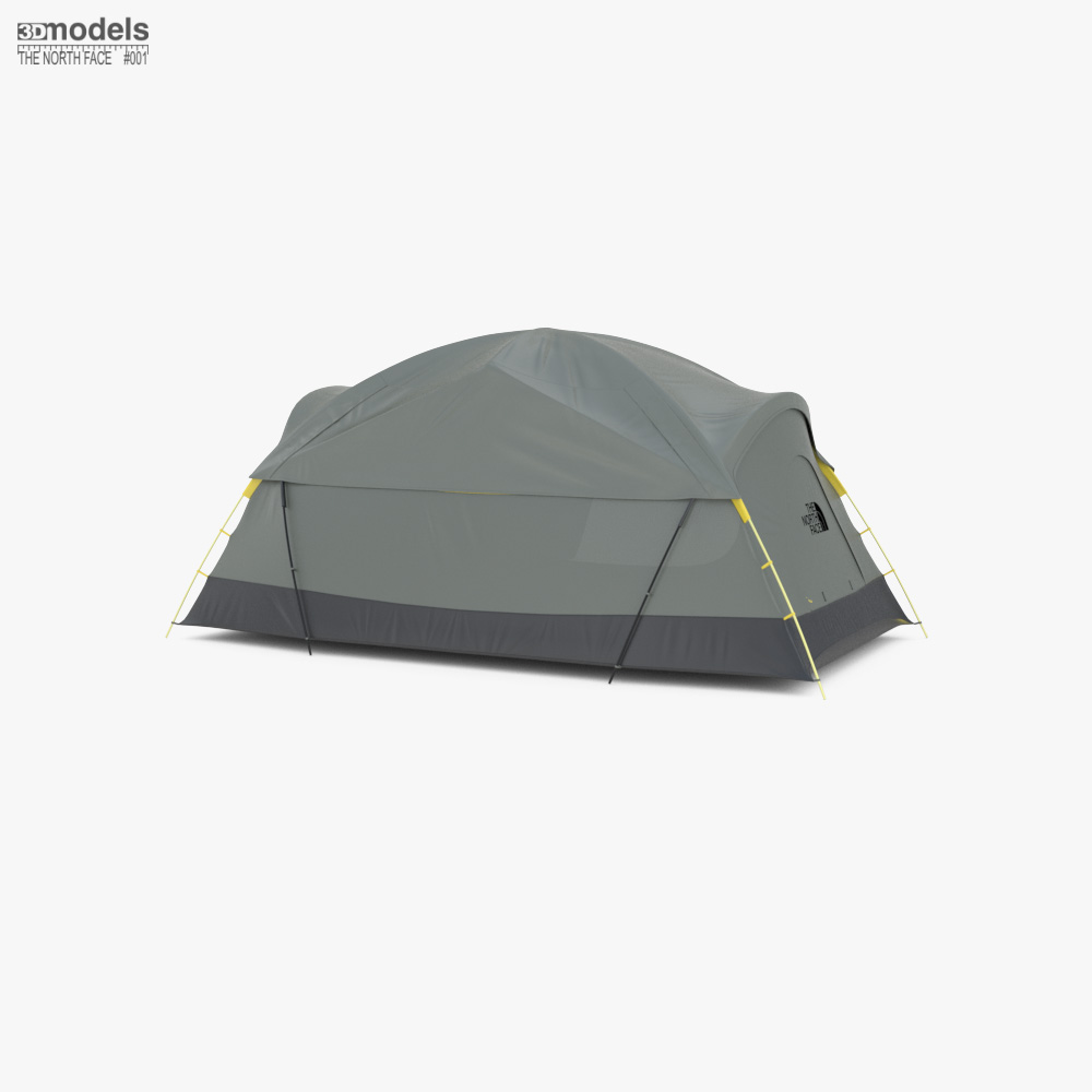 The North Face Wawona 8 Camping Tent 3D model - Download Sports ...