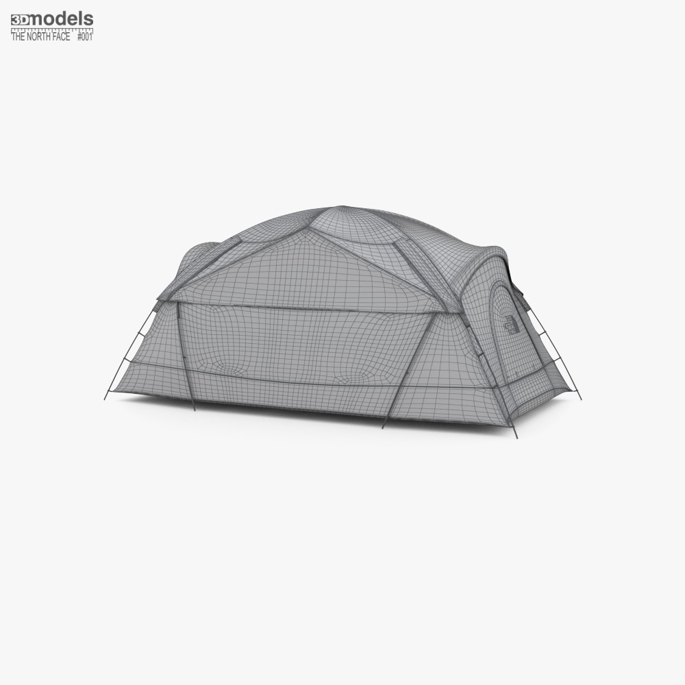 The North Face Wawona 8 Camping Tent 3D model - Download Sports ...