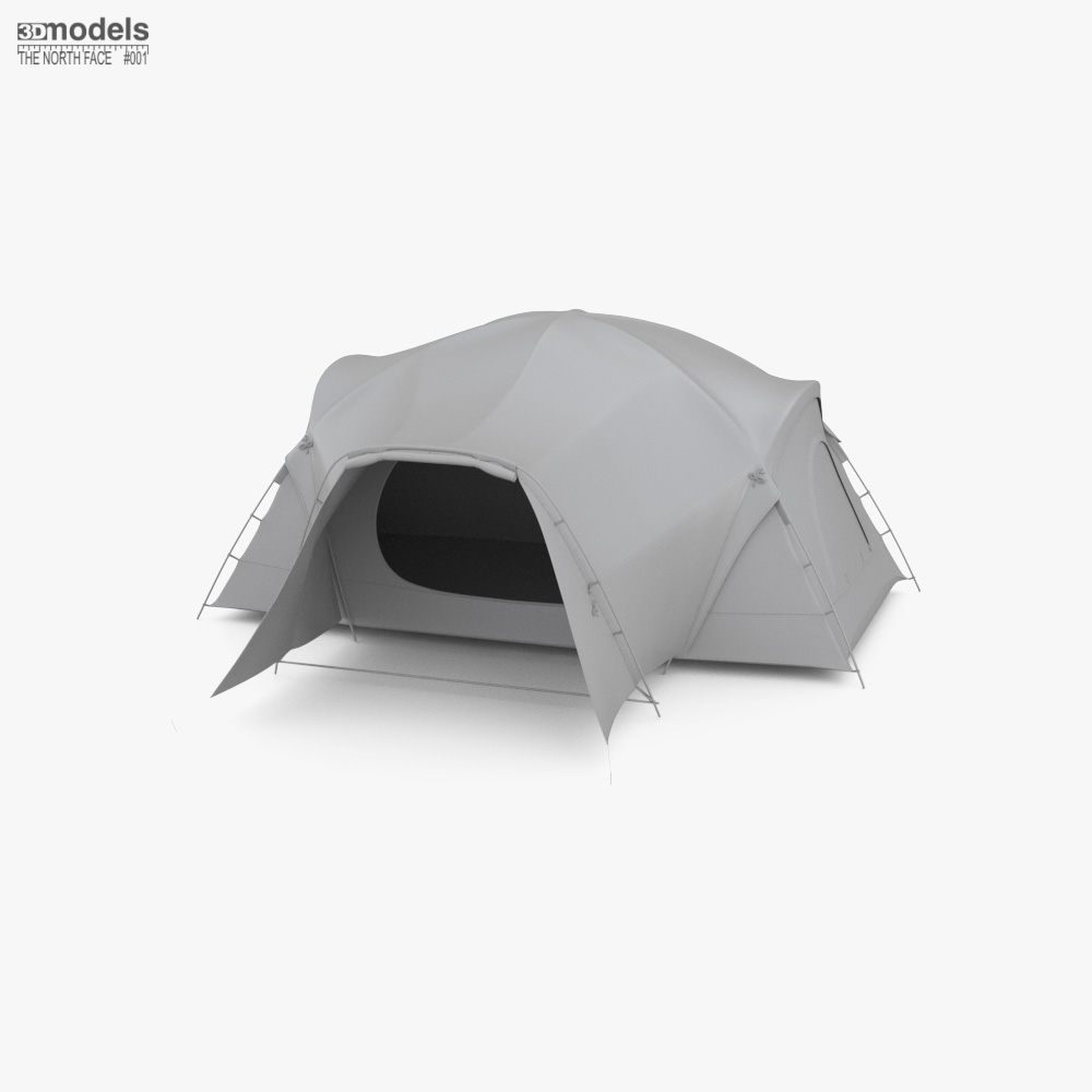 The North Face Wawona 8 Camping Tent 3D model - Download Sports ...