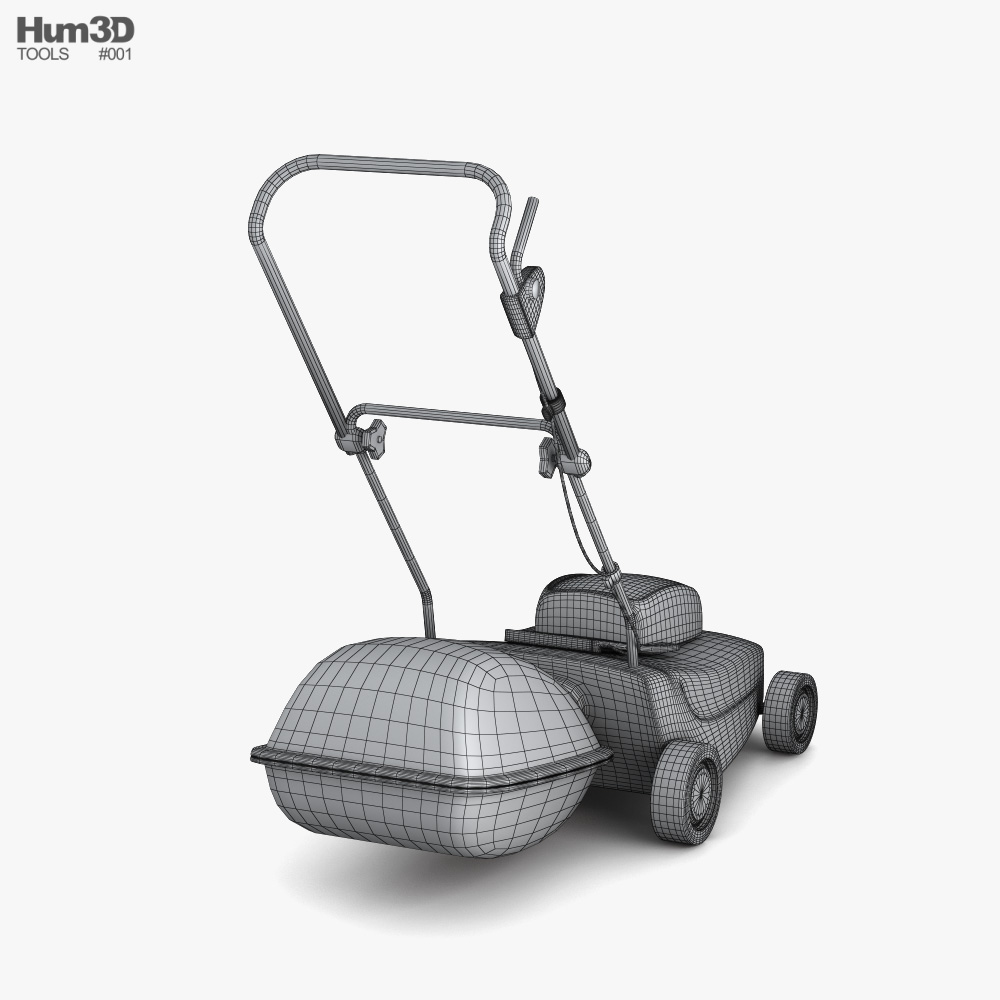 Simple Lawn Mower 3D model - Download Tools on 3DModels.org