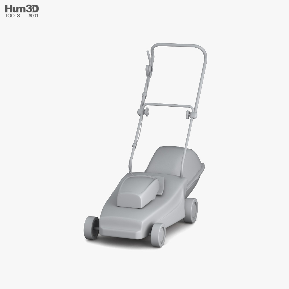 Simple Lawn Mower 3D model - Download Tools on 3DModels.org