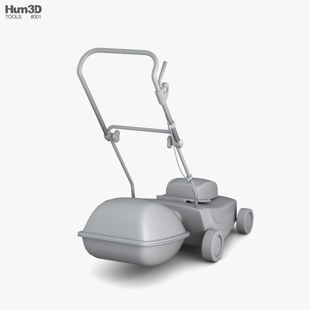 Simple Lawn Mower 3D model - Download Tools on 3DModels.org