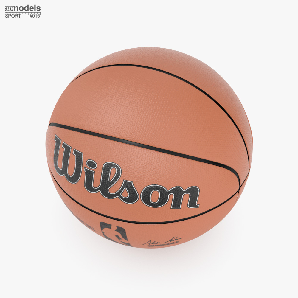 Wilson NBA Ball 3D model - Download Sports Equipment on 3DModels.org