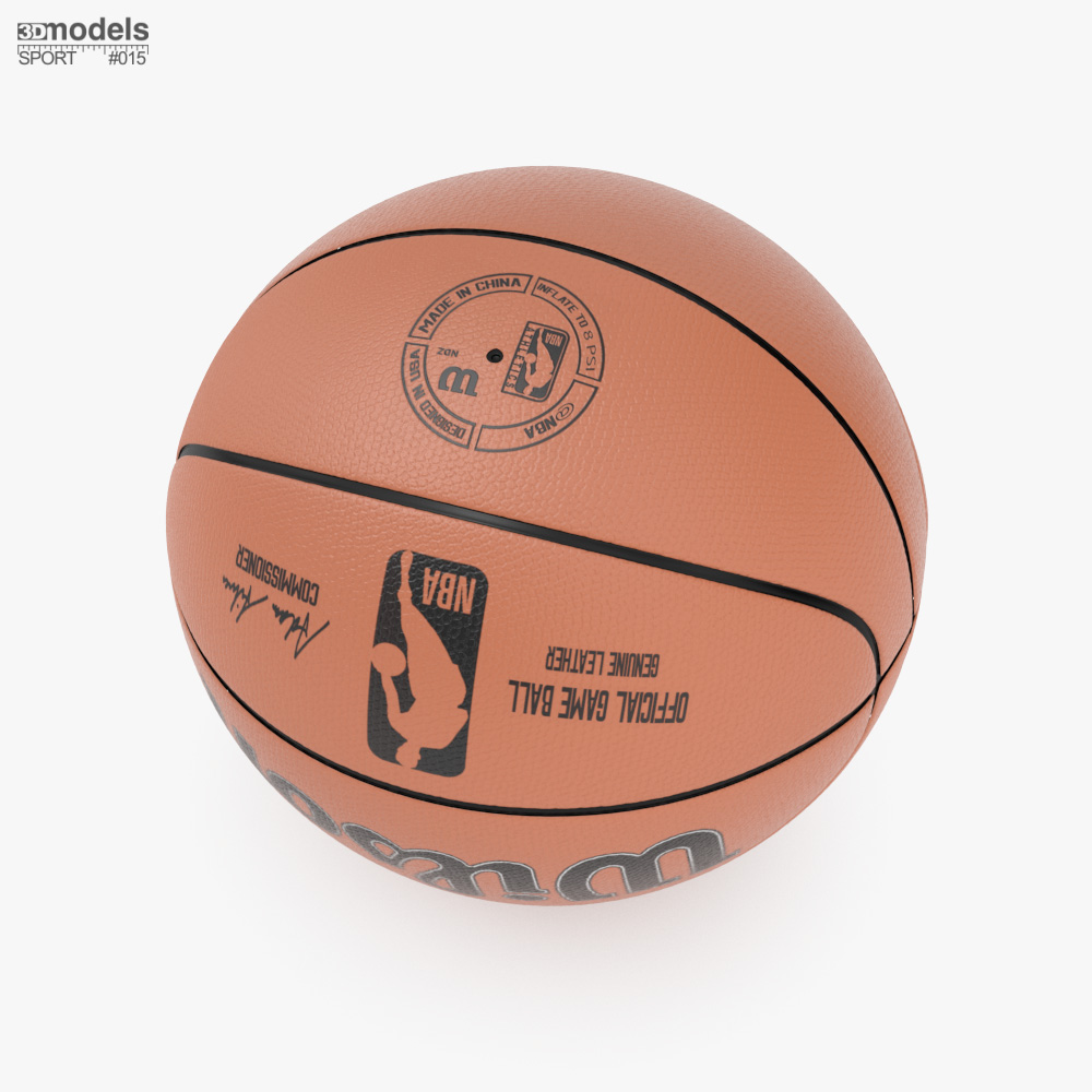 Wilson NBA Ball 3D model - Download Sports Equipment on 3DModels.org
