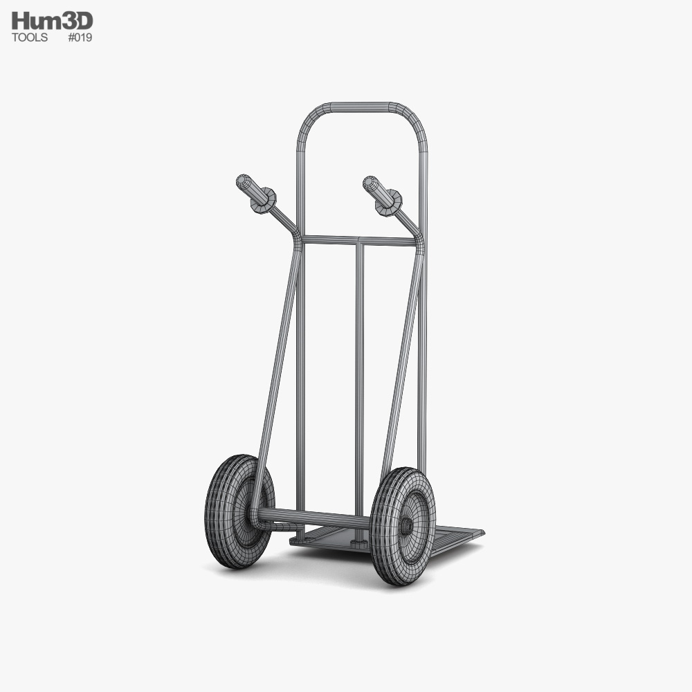 Hand Trolley 3D model - Download Tools on 3DModels.org