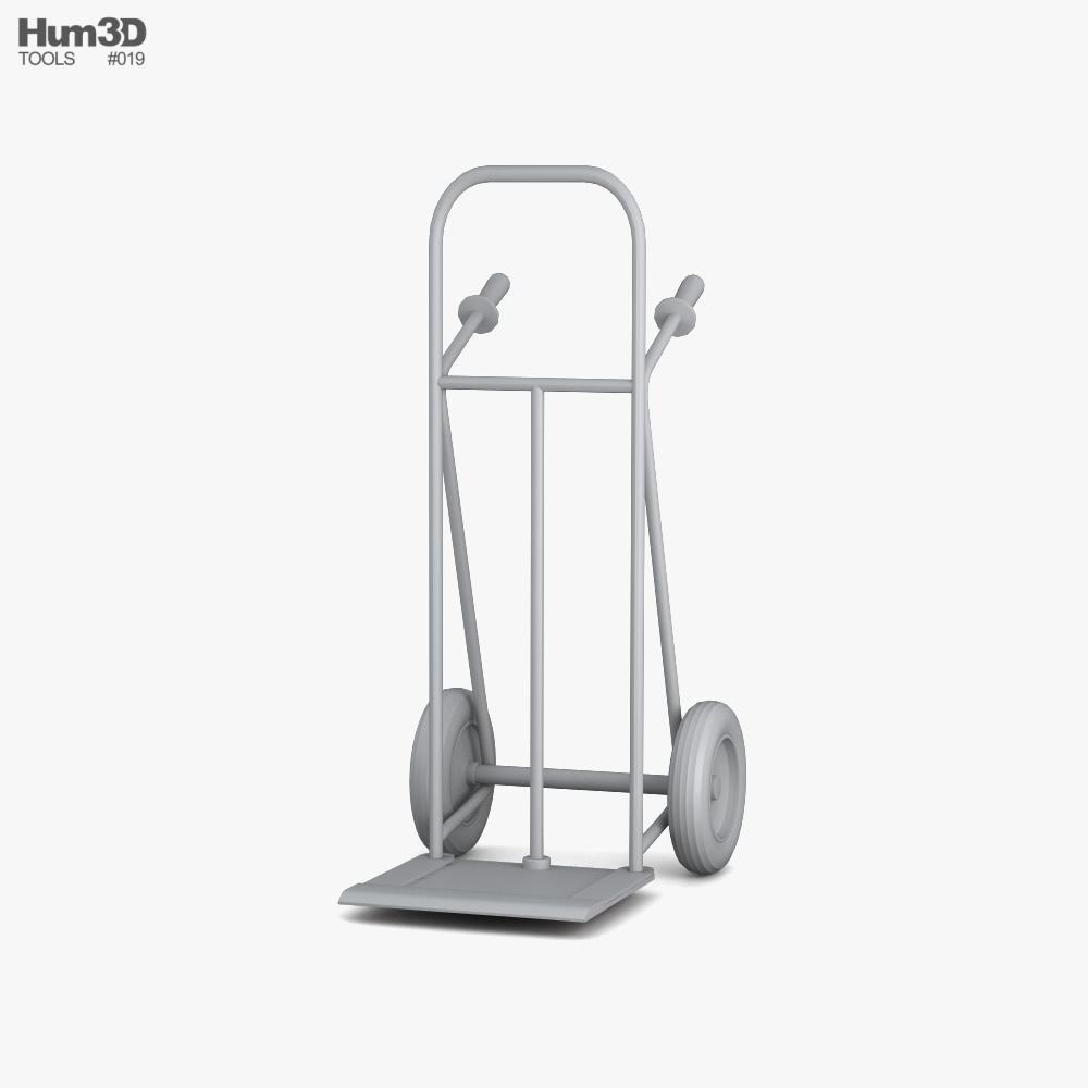 Hand Trolley 3D model - Download Tools on 3DModels.org